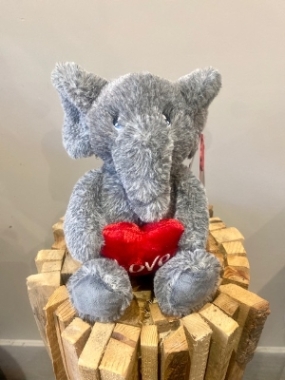 Valentine elephant stuffed animal store
